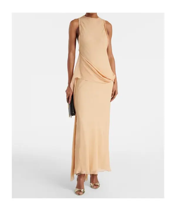 Victoria Beckham Draped Silk Gown