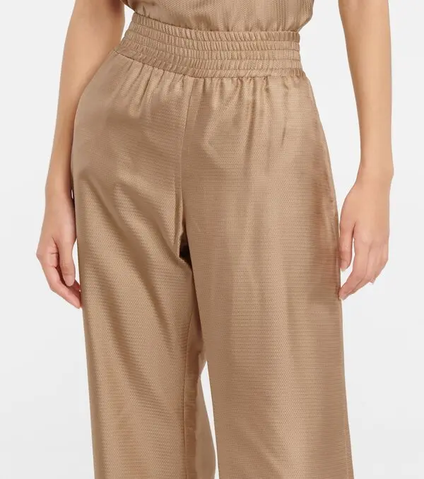 Gabriela Hearst Wide-leg Elasticated Waistband Pants