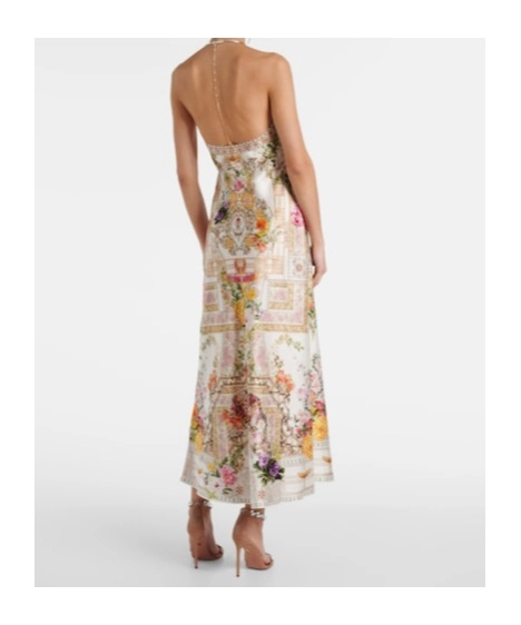 Camilla Chain-detail Silk Maxi Dress