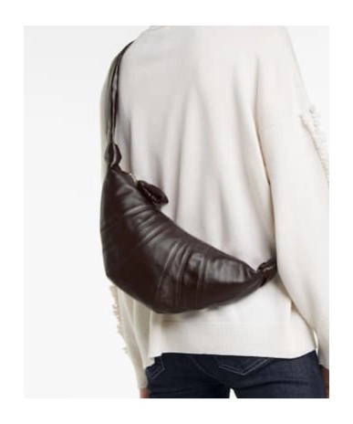 LEMAIRE Croissant Small Leather Shoulder Bag