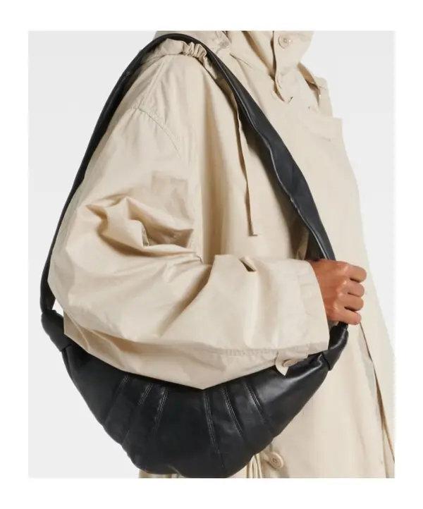 LEMAIRE Croissant Small Leather Shoulder Bag