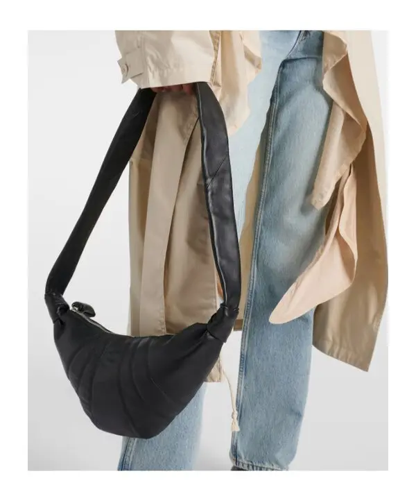 LEMAIRE Croissant Small Leather Shoulder Bag