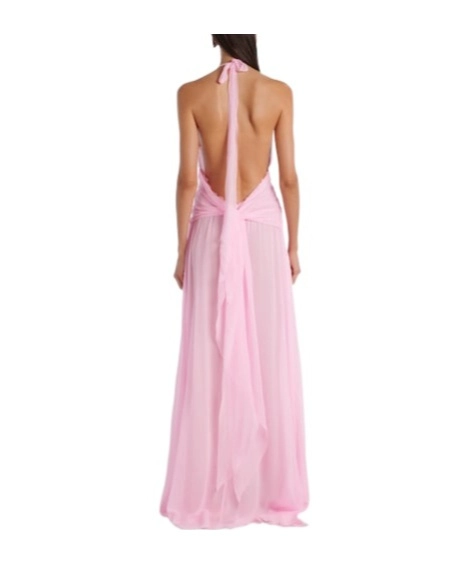 Blumarine Lightweight Silk Maxi Dress