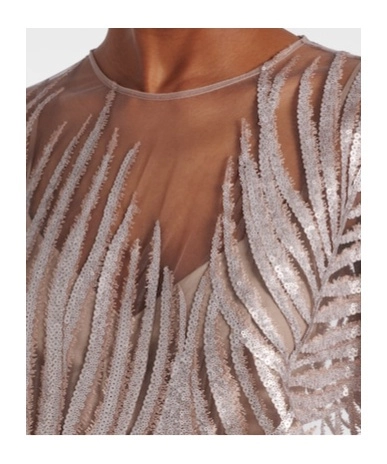 Elie Saab Embroidered Tulle Gown With Cape Sleeves