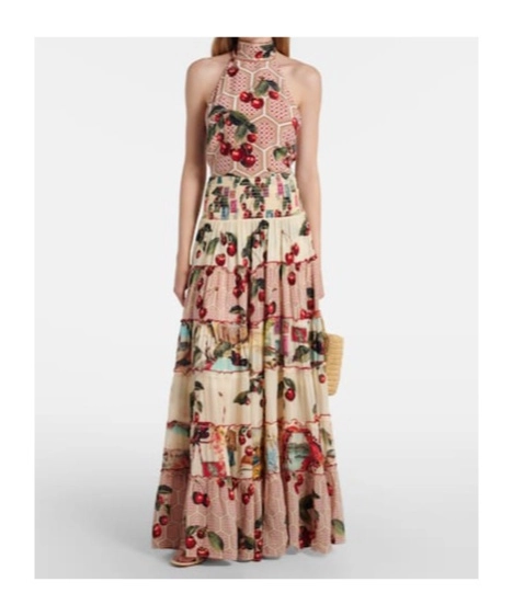 Camilla Notes From The Road Printed Silk Maxi Skirt