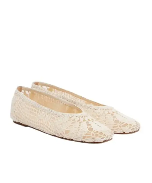 Magda Butrym Crochet Ballet Flats