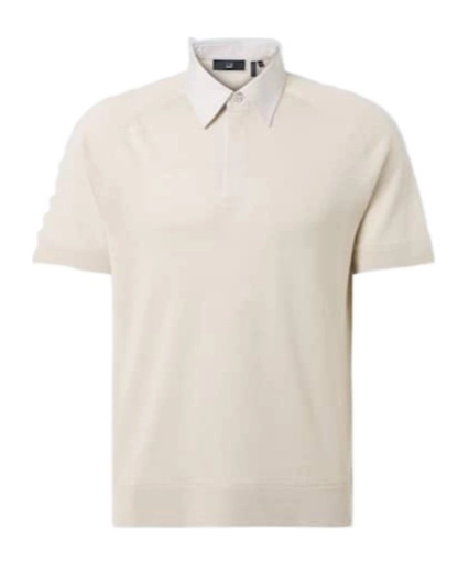 Dunhill Linen And Silk Polo Shirt