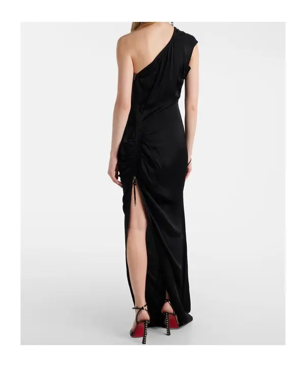 VIVIENNE WESTWOOD Andreas One-shoulder Draped Gown - Black