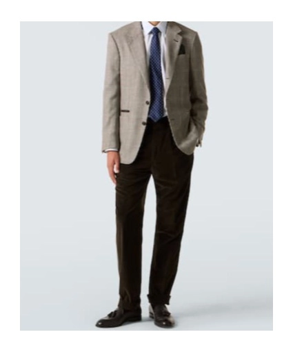 Dunhill Checked Wool And Cashmere Blazer