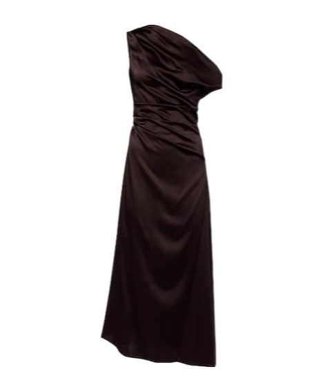 Staud Phare Silk-blend Satin Cocktail Dress - Black