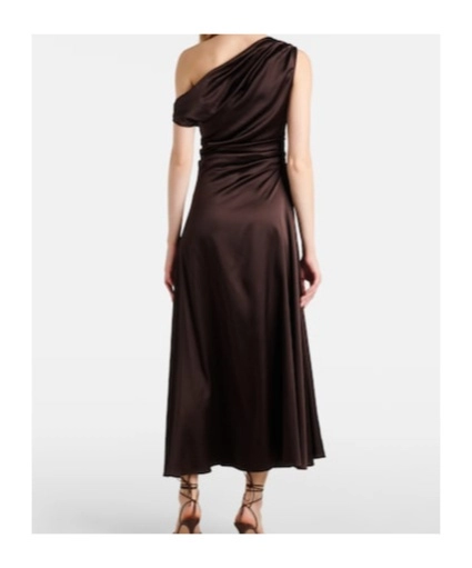 Staud Phare Silk-blend Satin Cocktail Dress