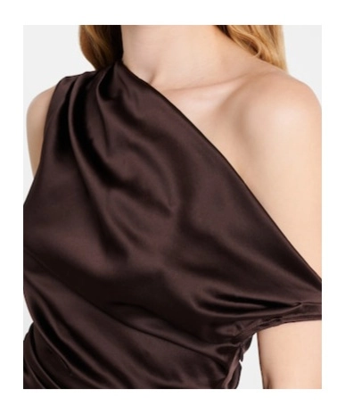 Staud Phare Silk-blend Satin Cocktail Dress