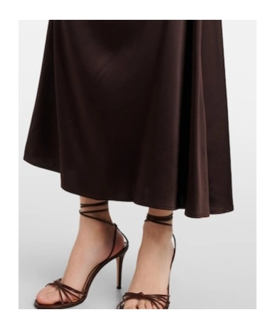Staud Phare Silk-blend Satin Cocktail Dress
