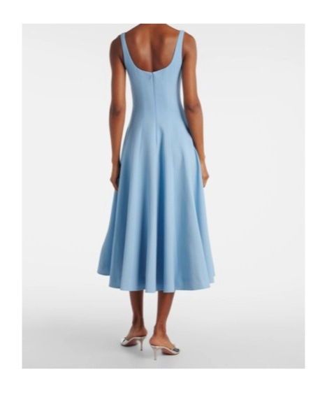 EMILIA WICKSTEAD Collins Wool Crêpe Midi Dress
