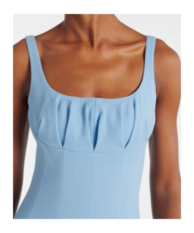 EMILIA WICKSTEAD Collins Wool Crêpe Midi Dress