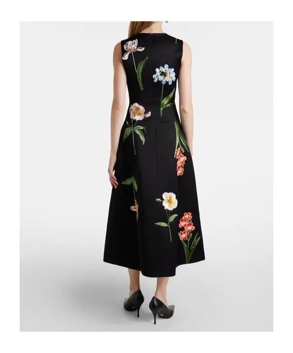 LEO Lin Cleo Floral Midi Dress