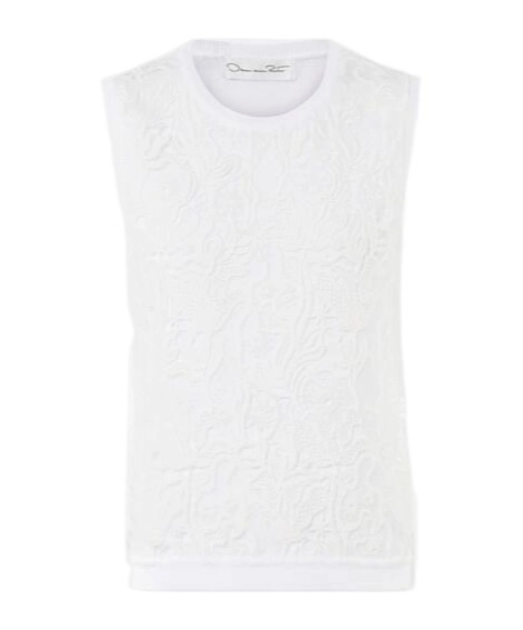 Oscar De La Renta Guipure Lace Top