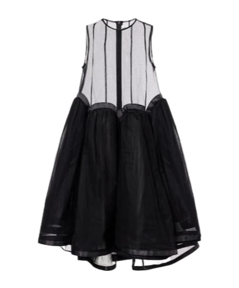 Comme Des Garçons Tulle Midi Dress