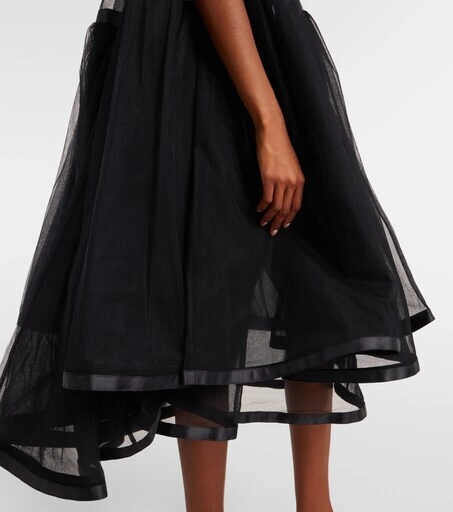 Comme Des Garçons Tulle Midi Dress