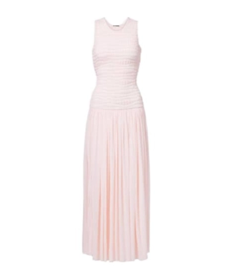 JIL SANDER Shirred Maxi Dress