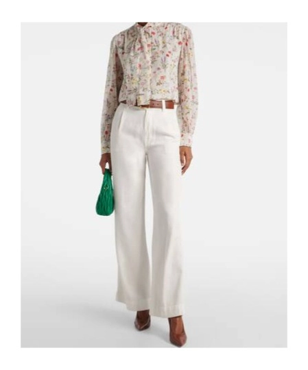 Giambattista Valli Floral Silk Blouse