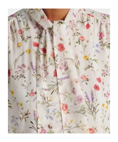 Giambattista Valli Floral Silk Blouse