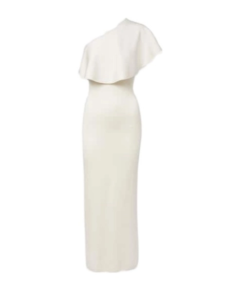 Altuzarra Vivi Ruffled One-shoulder Gown