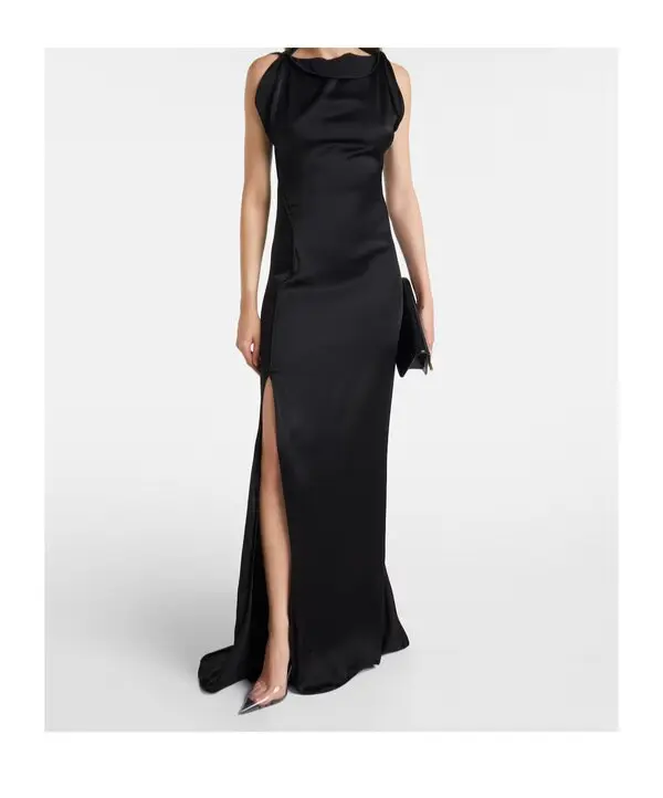 Victoria Beckham Satin Crepe Gown