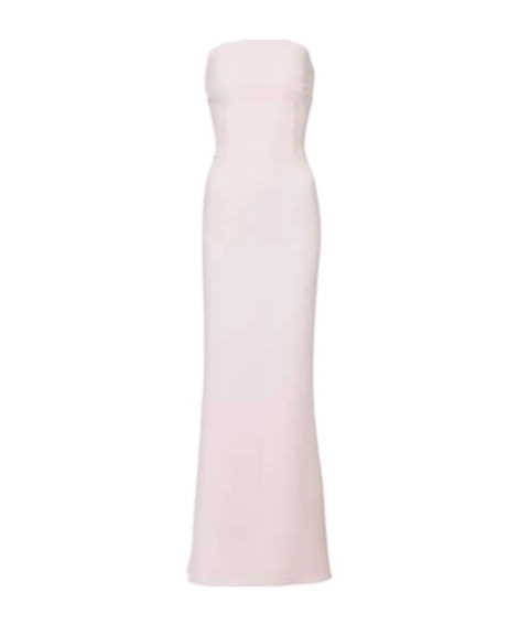 SAFIYAA LONDON Sofie Embellished Crêpe Bustier Gown