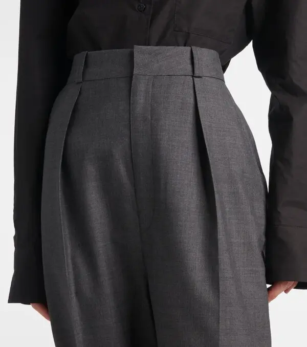 LEMAIRE Pleated Straight-leg Trousers