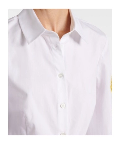 Carolina Herrera Floral Cotton-blend Poplin Shirt