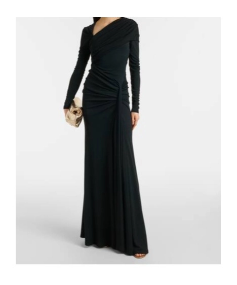 Carolina Herrera Draped Jersey Gown