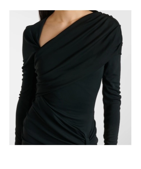 Carolina Herrera Draped Jersey Gown