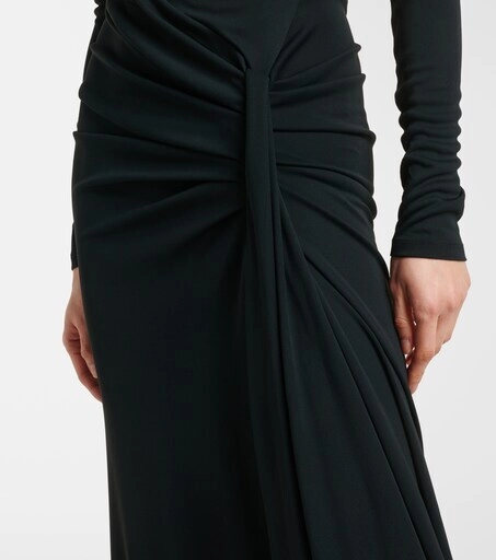 Carolina Herrera Draped Jersey Gown