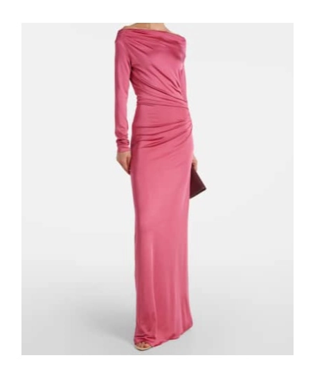 Victoria Beckham Long-sleeved Evening Dress