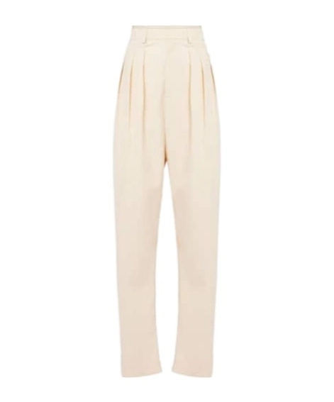 LEMAIRE Wool-blend Gabardine Tapered Pants - Beige