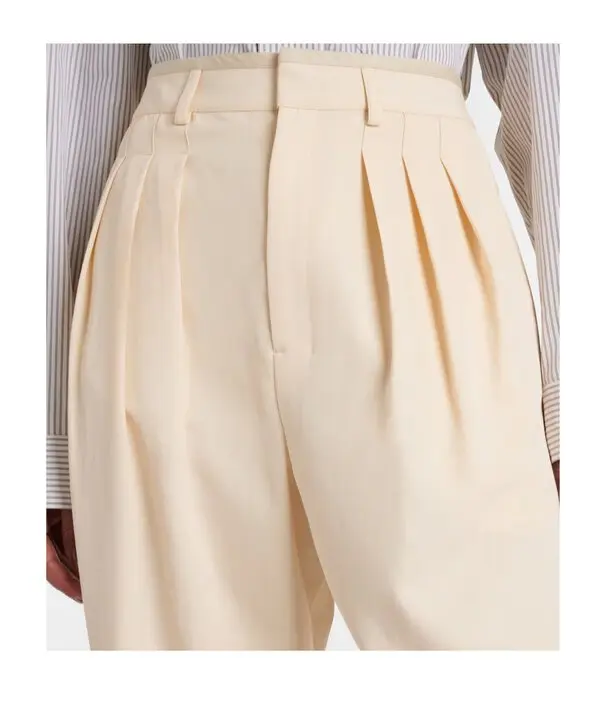 LEMAIRE Wool-blend Gabardine Tapered Pants