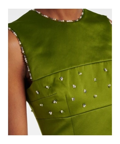 EMILIA WICKSTEAD Amadine Embellished Satin Gown