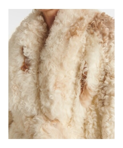Magda Butrym Belted Shearling Coat