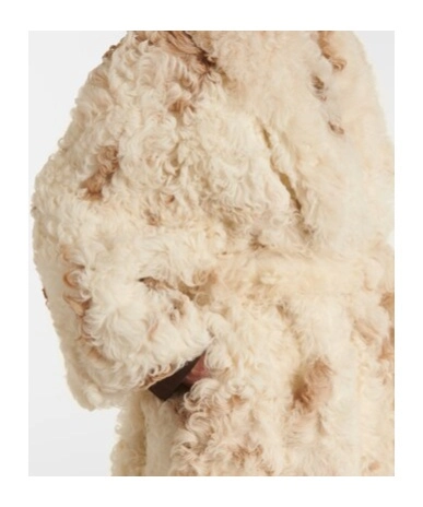 Magda Butrym Belted Shearling Coat