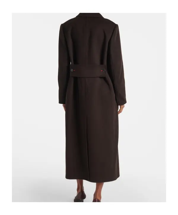 Victoria Beckham Double-breasted Wool And Cashmere Coat