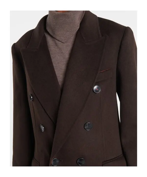 Victoria Beckham Double-breasted Wool And Cashmere Coat