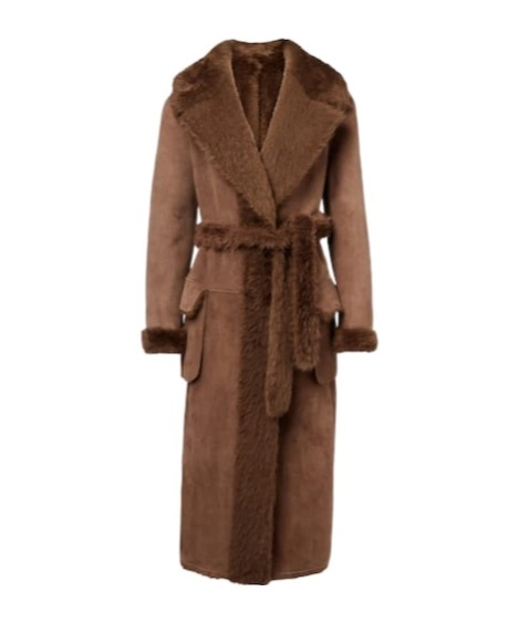 Ralph Lauren Wilmer Reversible Shearling Coat