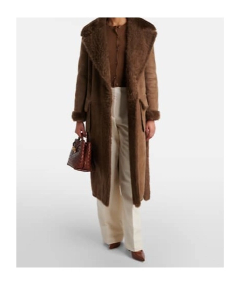 Ralph Lauren Wilmer Reversible Shearling Coat