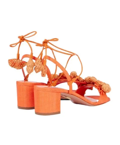 AQUAZZURA Comfortable Block-heel Sandals