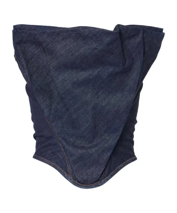 Magda Butrym Re25 Denim Corset Top