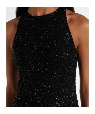 Staud Gabrielle Beaded Crêpe Gown