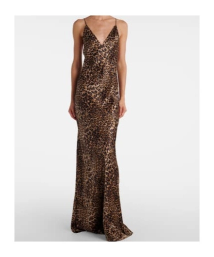 NILI LOTAN Printed Maxi Dress