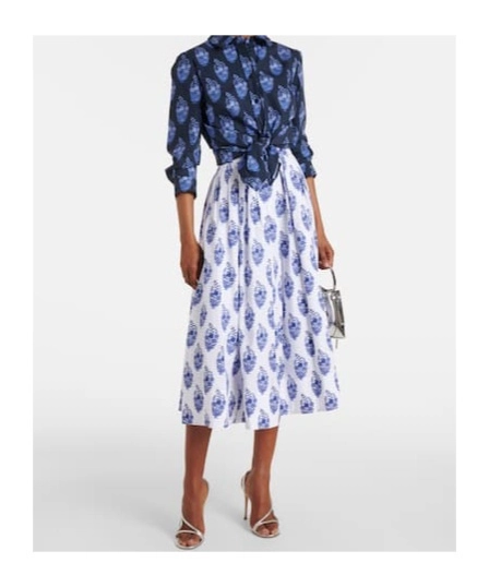 Carolina Herrera Icon Floral Cotton-blend Shirt
