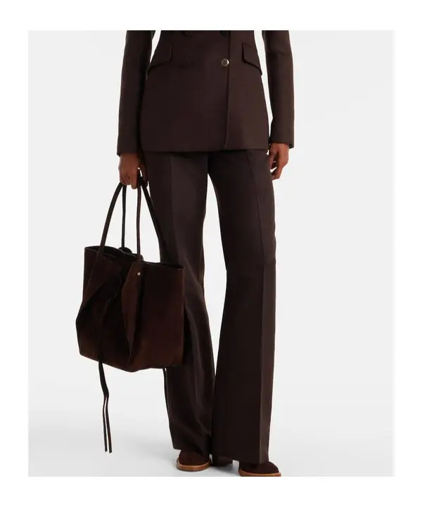 Gabriela Hearst Vesta Silk Flared Pants